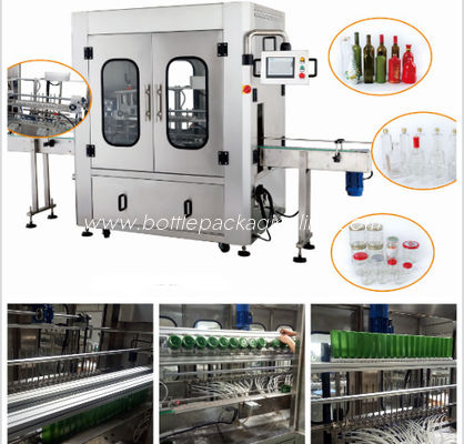 Professionele Automatische Flessenwasmachine/Fles het Schoonmaken Machine